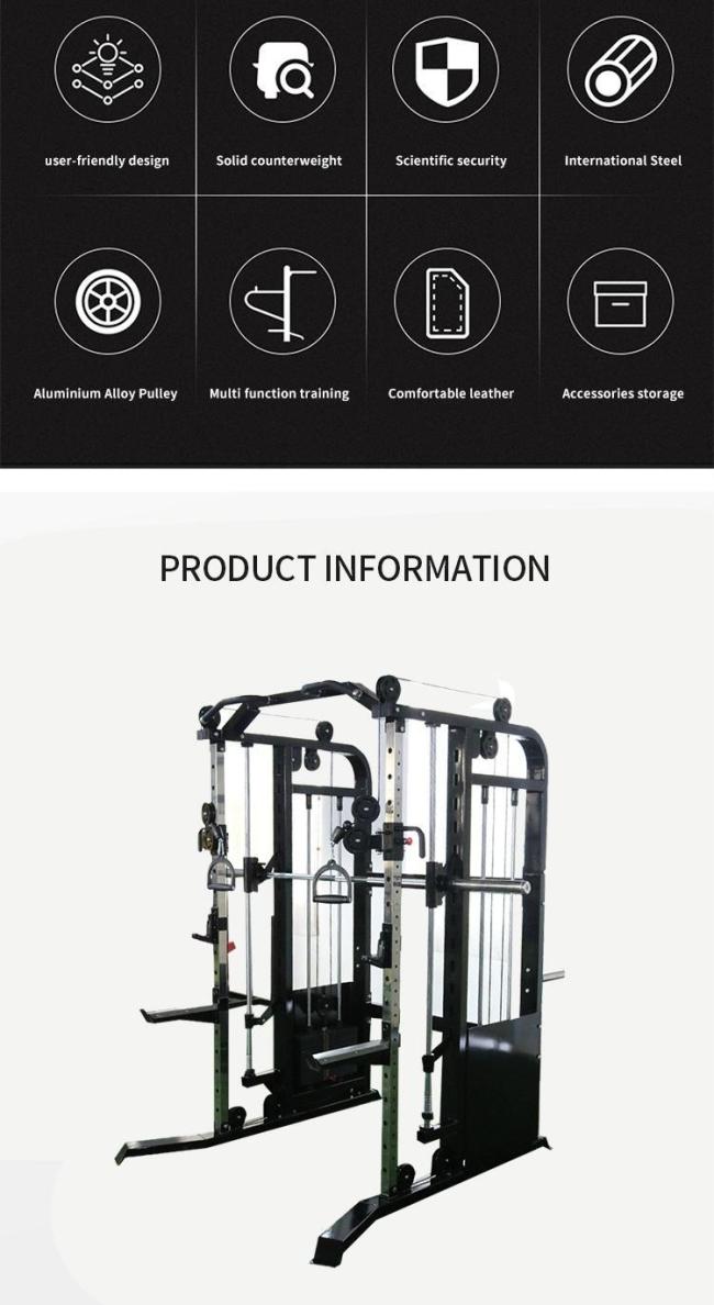 Gym Fitness Equipment Three-Station Large Comprehensive Strength Trainer