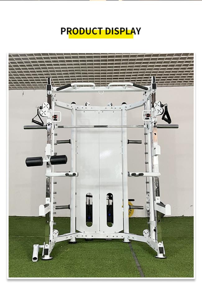 Wholesale Multifunctional Weightlifting Squat Power Rack Smith Machine Home Fitness Equipment