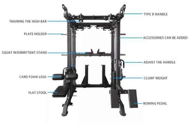 Bird Smith Machine Multifunctional Sports Fitness Equipment Commercial Fitness Equipment