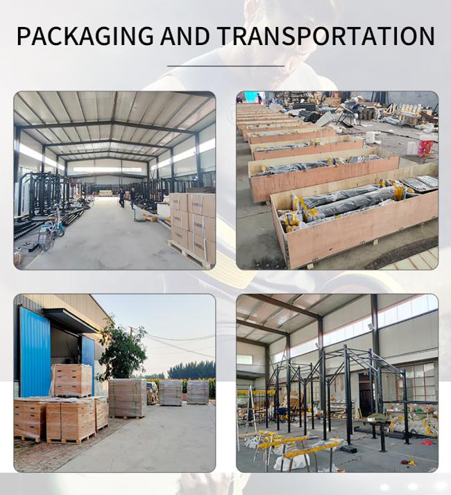 Body Building Cable Crossover Multifunctional Power Cage Squat Rack with Weight Lifting Training Gym Smith Machine