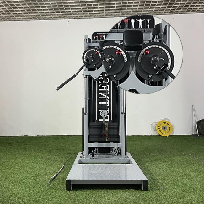 Fitness Bodybuilding Fitness Machine Pin Installed Standing Side Lifter