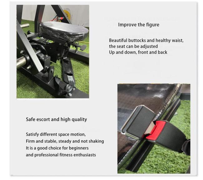 Home Commercial Fitness Equipment Free Weight Adjust Hip Thrust Gym Machine