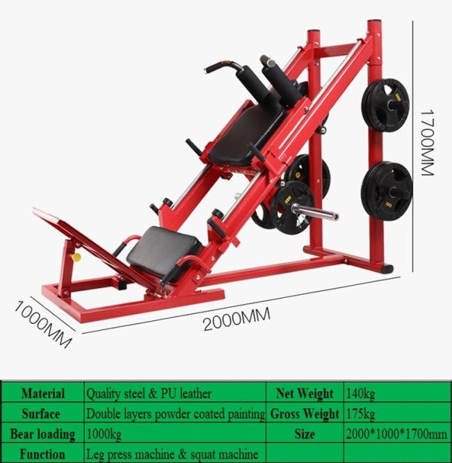 Factory Price Gym Equipment Commercial Leg Press Machines for Fitness Body Training