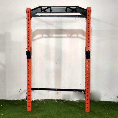 Cina Body building allenamento di potenza pieghevole Squat Rack-pull-up Rack con G.W 75kg attrezzature in vendita