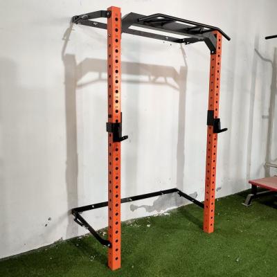 Cina Body building allenamento di potenza pieghevole Squat Rack-pull-up Rack con G.W 75kg attrezzature in vendita