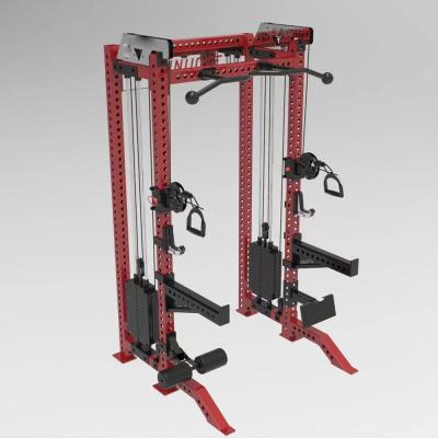 China 1250*1250*2300mm Multifunctionele Smith Machine Fitness Power Rack voor bodybuilding Te koop