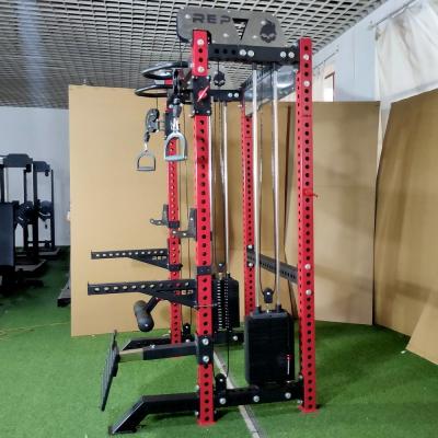Cina G.W 415kg N.W 380kg Multi Function Gym Machine Squat Rack con attrezzature di fitness DAP in vendita