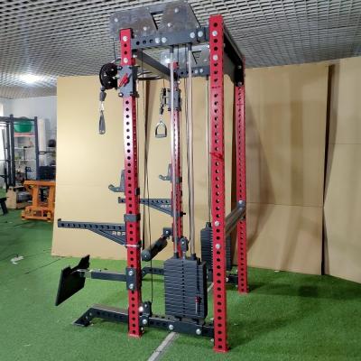 Cina G.W 415kg N.W 380kg Multi Function Gym Machine Squat Rack con attrezzature di fitness DAP in vendita
