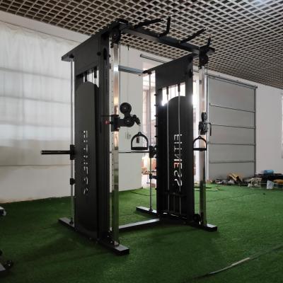 China Custom Made Color Indoor Multi Função Exercício aeróbico Smith Machine Squat Power Rack à venda