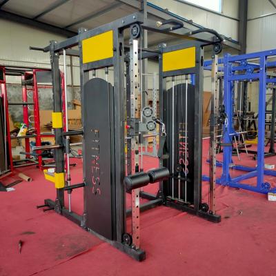 China Custom Made Color Indoor Multi Função Exercício aeróbico Smith Machine Squat Power Rack à venda