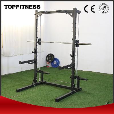 China Fitness Power Rack e Squat Rack Machine com espessura de tubo de 3 mm 2 camadas de pintura à venda