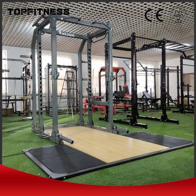 Cina Equipaggiamento per esercizi per gambe, scaffalatura in acciaio e piattaforma di sollevamento pesi per fitness sportivo in vendita