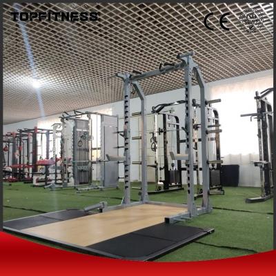 Cina Logo personalizzato Mezzo scaffale Home Bench Press Sollevamento pesi Barbell Rack Fitness Equipaggiamento in vendita