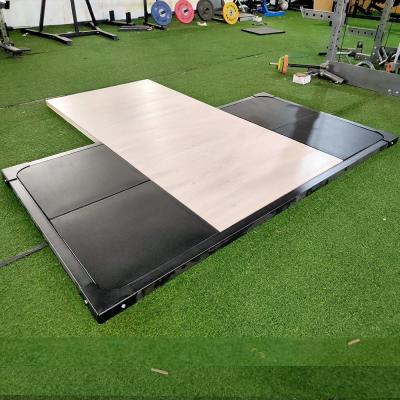 Cina Apparecchiature per fitness commerciali Squat Rack Corrispondenza di potenza Piattaforma di sollevamento piegata in vendita