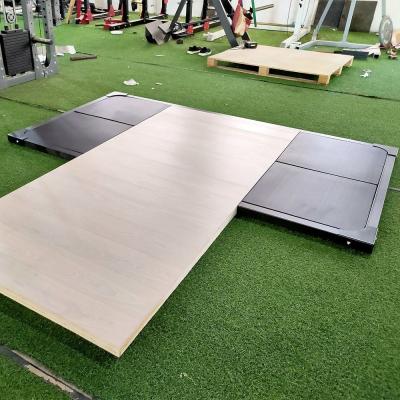Cina Apparecchiature per fitness commerciali Squat Rack Corrispondenza di potenza Piattaforma di sollevamento piegata in vendita