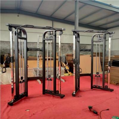 China Manual Power Source Cable Cross Machine Dual Adjustable Pulley for Fitness Gym Machine for sale