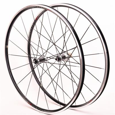 China Hill-climbing bike etc. wheel assembly road, ultralight breaking wind racing Palin road bike wheel set 700C road bike aluminum alloy wheelset for sale