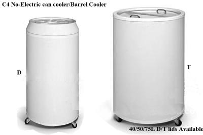 China Can Cooler C4 75L No electric Barrel Cooler for sale