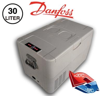China Mini 30L DC freezer solar fridge freezer AC/DC compressor fridge-Danfoss compressor-DC portable freezer for sale