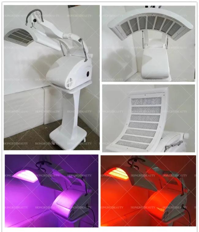 2023 newest portable led light therapy pdt led facial photodynamic therapy for skin rejuvenation anti-inflammation, killed bacterial device