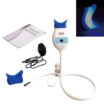 China Best sale mini blue led light teeth whitening unit mounted to dental chair for sale
