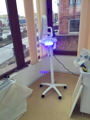 China LED teeth whitening lamp machine , professional teeth cleaning light for sale
