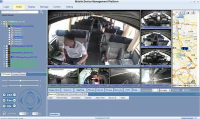 China DVR móvil 8ch a prueba de choques con 2.5inch HDD, G-sensor de 3G GPS WIFI en venta