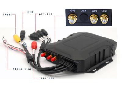 China Schulbus bewegliches DVR Kit Vehicle Surveillance Solution 4CH AHD 1080P zu verkaufen