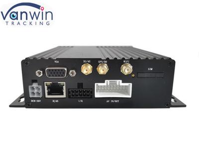 Cina 1080P AHD Dual SD dvr di sicurezza mobile 4Ch GPS 3g 4g Wifi per la flotta degli autobus in vendita