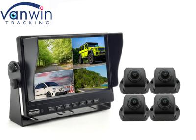 중국 4ch 분할 스크린 쿼드 보안 감시 리코더 DVR 카메라 차량은 10.1 인치를 모니터링합니다 판매용
