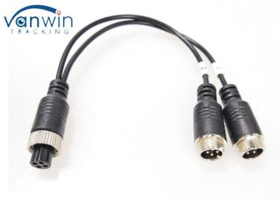 China M12 4Pin Cable Adapter For CCTV Camera Connector Female To Male /Female Y Splitter Cable for sale