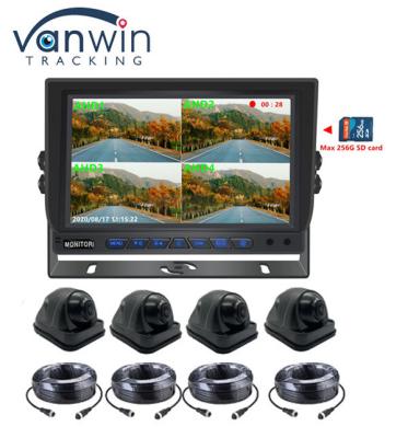 Китай 9 дюймовый 1080P квадромобильный монитор с функцией DVR поддерживает видеозапись на SD-карте 256G продается