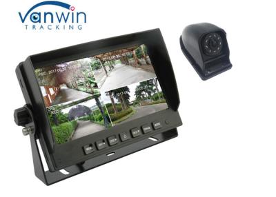 China 4CH High Definition 7inch Quad Car Monitor with 4 1080P Cameras for Truck for sale