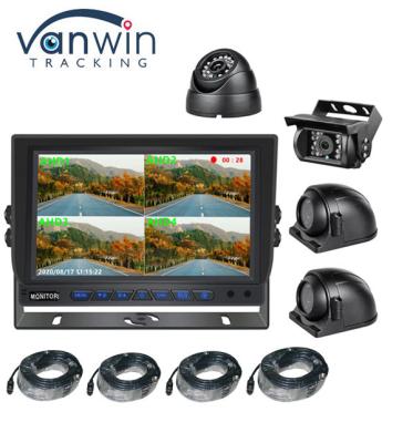China 9 inch AHD Car HD Screen Bus Security Ahd 960P Quad View Car Monitor Voor Truck Trailer for sale
