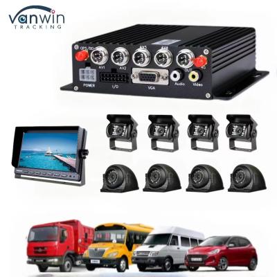 中国 8CH 1080P H.265 HD GPS 車両 モバイル DVR レコーダー 12V 2.5A と 5V 2A 出力 販売のため