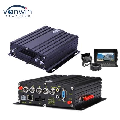 China H.265 4CH HD Vehicle Mobile DVR 1080P AI Car Recorder com entrada de alarme entrada de velocidade de pulso à venda