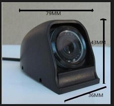 China Commercial Side mount Back Up Color CMOS Camera with 180 degree Wide Angle Night Vision for sale