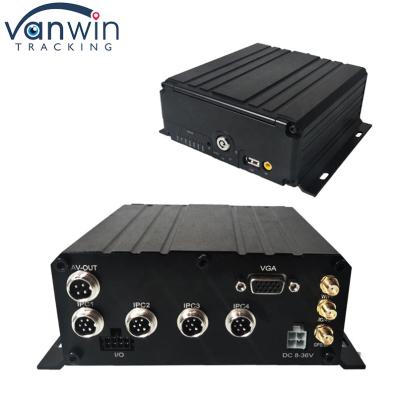 중국 HD 1080P H.264 4채널 모바일 DVR GPS WIFI 차량 버스 자동차 레코더 판매용