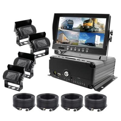 China Car Black Box Camera Car DVR SIM SD Card Truck Car Recording Instrument MDVR Front And Rear Cameras Used For Bus Box for sale