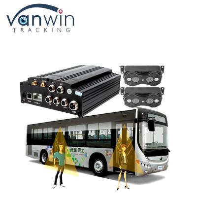 中国 8CH 1080P 乗客カウンター MDVR 2ドアバスのための 高精度バス乗客カウントシステム 販売のため