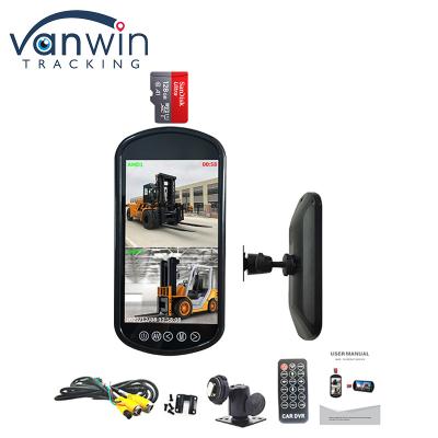 Cina 7 pollici 2 canali HD 1 Way Audio Input Car Monitor Retrovisore Specchio Alto Digitale Nuovo pannello in vendita