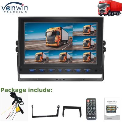 China 7 Inch Realtime GPS 4G AHD 4CH Monitor TFT Car Monitor Display for Car Bus Truck for sale