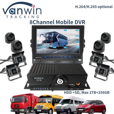 Китай 8 канал 1080P AHD Мобильный DVR транспортного средства CCTV MDVR 2TB HDD Для грузовиков такси автобуса продается