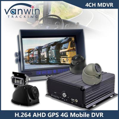 China 4CH GPS 4G WiFi Mobile DVR Full HD 1080P Car Camera HDD Mdvr For Bus Van Truck Vehicle for sale