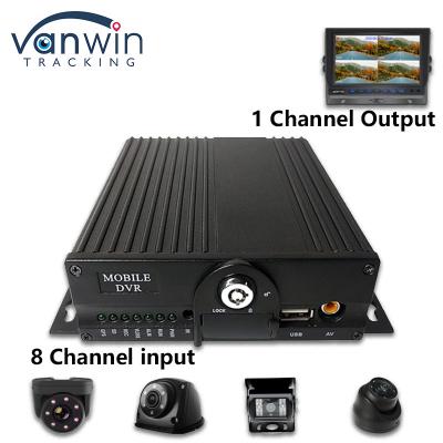 Cina 8CH AHD Dual SD Card Mobile DVR System 4G WIFI GPS MDVR per visualizzazione in diretta in vendita