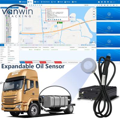 China Non - Contact Ultrasonic Moving Fuel Oil Diesel Liquid Fleet Monitoring Fuel Level Sensor for sale