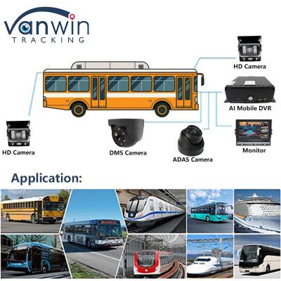 China Full Hd 1080P 8CH Mobile DVR H.265 CMSV6 Bus Driver 4G Wifi MDVR Car Camera Bus Truck for sale