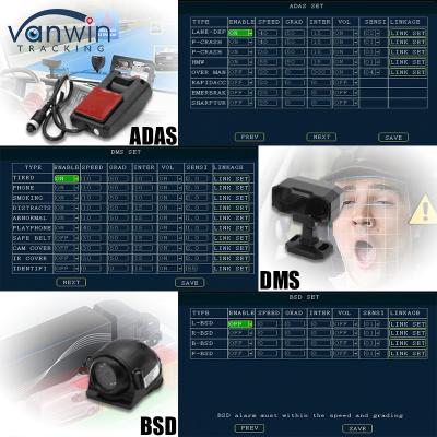 中国 8CH AI モバイル DVR ADAS DMS BSD 機能 MDVR 高級車両セキュリティソリューション 販売のため