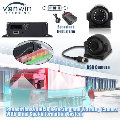 1080P AHD IP69K BSD AI Camera Système de détection du point mort d'aide avec alarme sonore et lumineuse