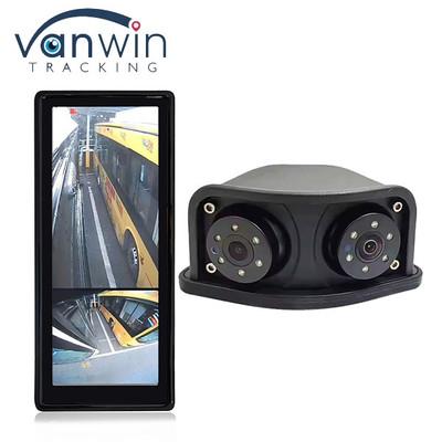 China 1080P con doble lente de vista lateral área ciega HD IR visión nocturna vista trasera espejo de vista trasera cámara de respaldo en venta